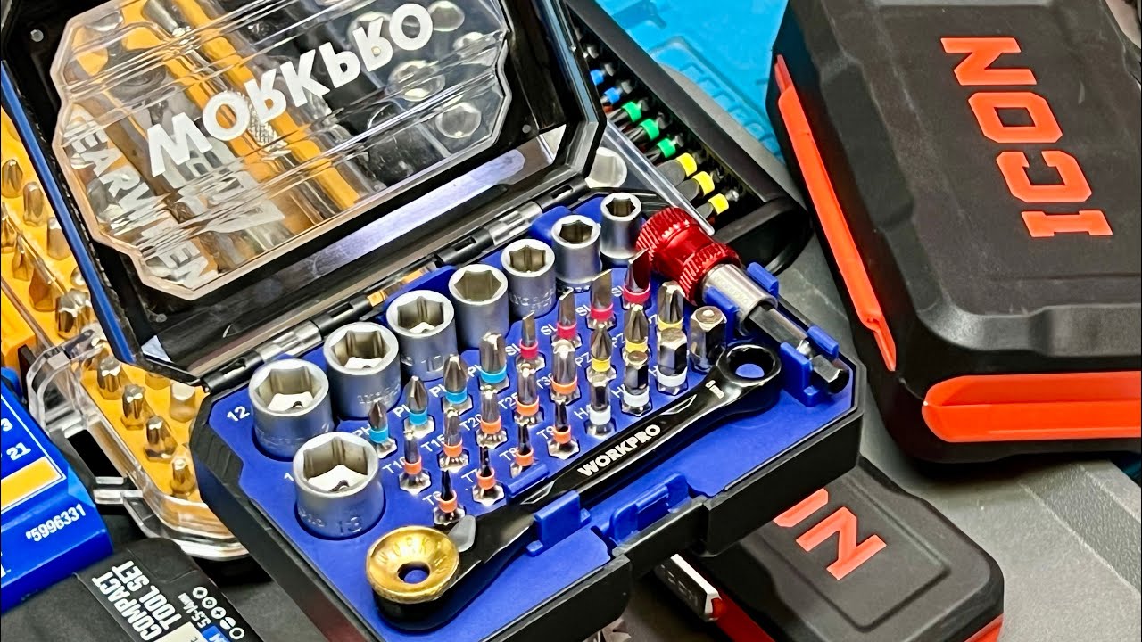 NEW - WORKPRO - Low Profile 34-Piece 1/4