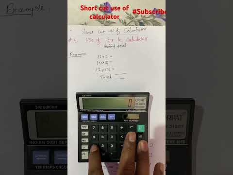 Use of GT(Grand Total) in Calculator - Short cut use of calculator #shorts