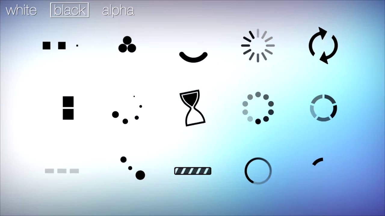 Animated Loading Icons | Motion Graphics - Videohive template