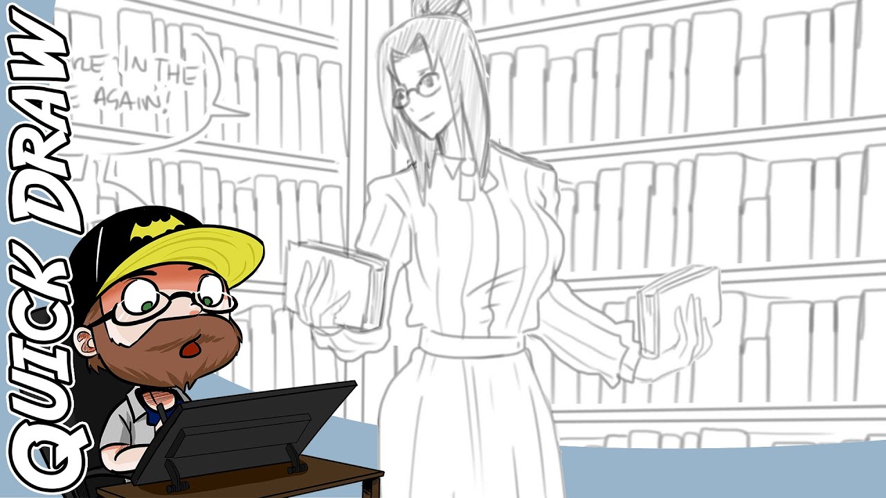 Quick Sketch - Naruto - Librarian Mikoto Uchiha