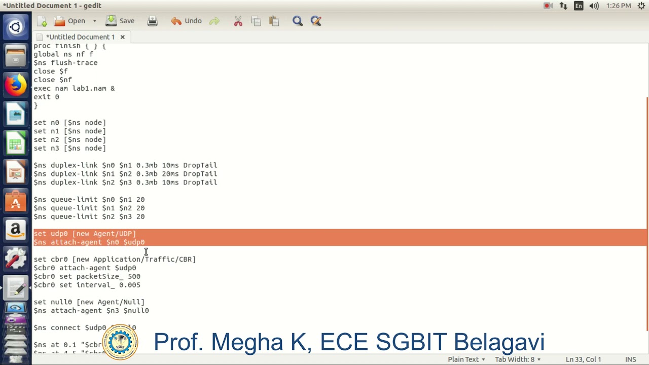 Computer Networks Lab Experiment 1 (PartA)