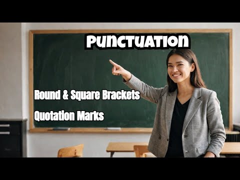 Learn Parenthesis and Square brackets #punctuationmarks #punctuations