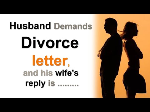 Husband Demands Divorce in a Letter, and His Wife's Reply is Brilliant,