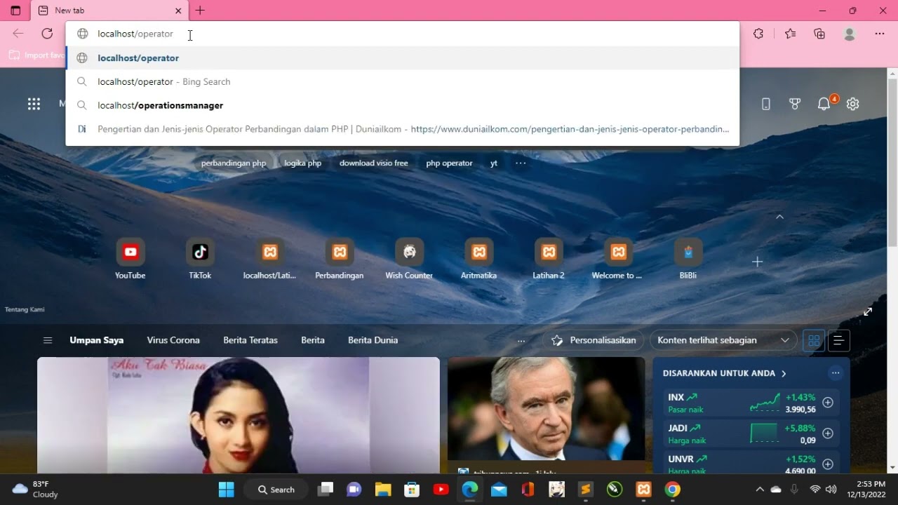 Macam-Macam Operator PHP