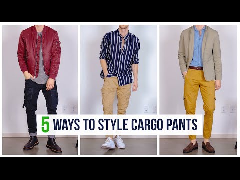 5 Ways to Style Cargo Pants (Dapper, Casual, & Street) | Outfit Inspiration | Men’s Fashion