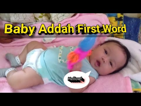Baby Addah Say Her First Word!