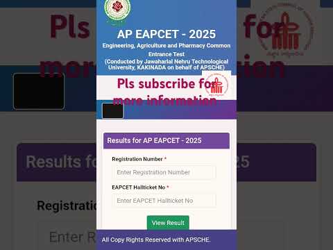 #ap #examresults#ap EAMCET2025 results#apa eamcet 2025