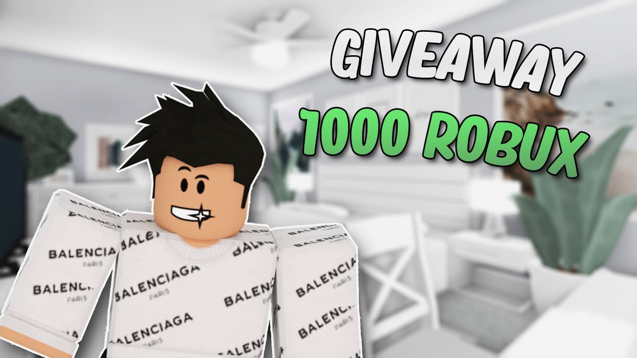 1000 ROBUX GIVEAWAY + 30K BLOXBURG CASH | ROBLOX