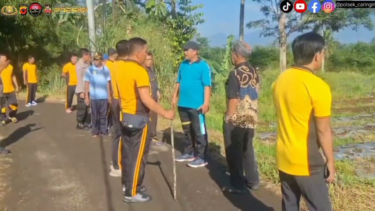 Sambang Desa sambil Jalan Sehat, TNI-Polri Perkuat Sinergi Jaga Kamtibmas Jelang HUT Bhayangkara
