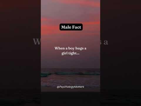 When a boy hugs a girl tight...