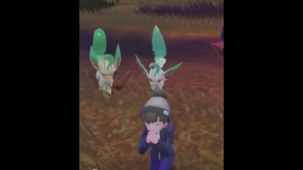 Which one is Shiny? #leafeon #pokemon  #eevee  #eeveelution  #shinypokemon