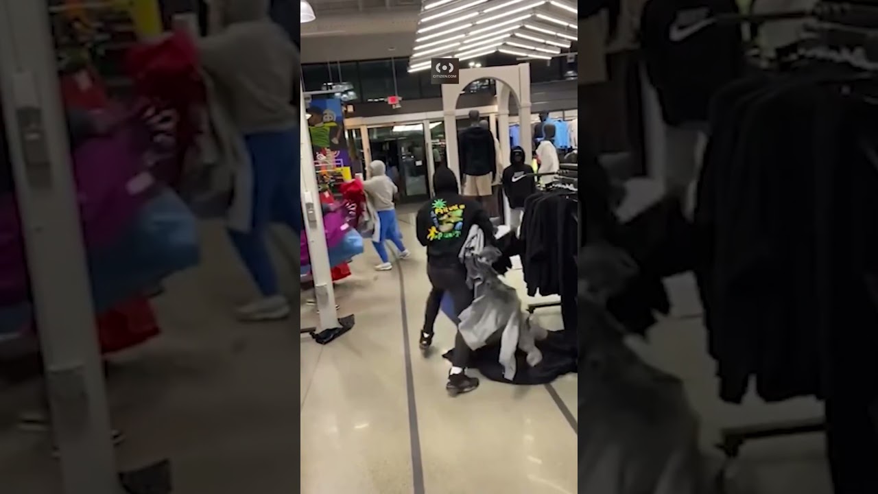 Flash mob steals $12K in merchandise from Nike store, police say