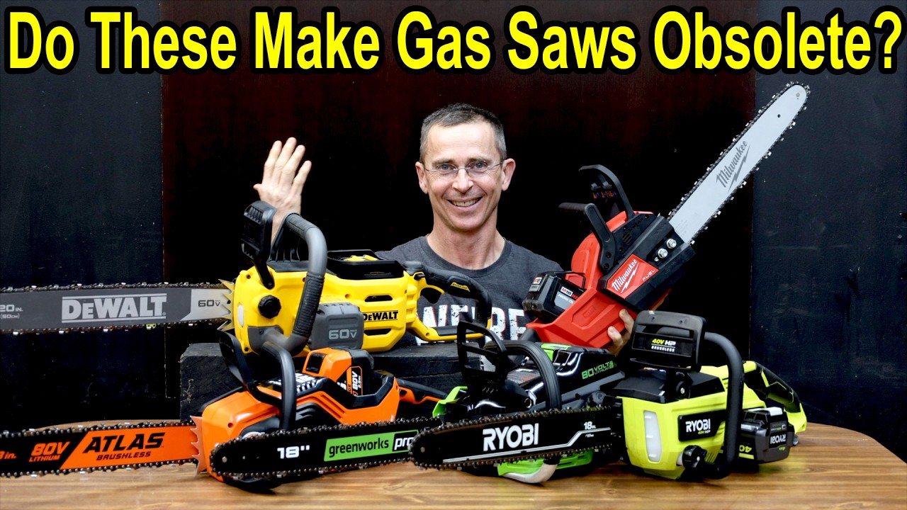 Battery Chainsaw Humiliates The Best Gas Chainsaw!