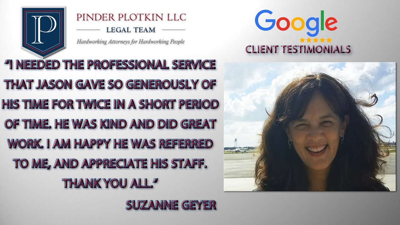 Suzanne G. Testimonial Auto Accident Baltimore - Jason A. Plotkin, Esq. 