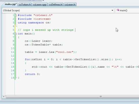 new Lexer working