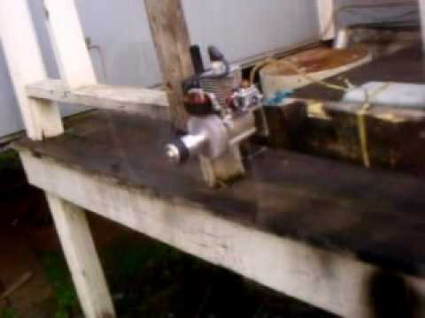 HOMELITE TEXTRON 25CC WHITE LIGHTNING RC ENGINE ZAMA CARB RUNNING