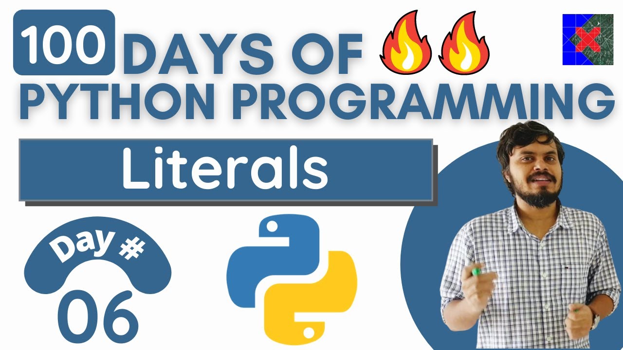 Literals in Python | 100 Days of Python Programming