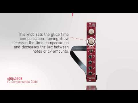 ADDAC System 209 VC Time Compensated Glide 2010-Present - red | Reverb