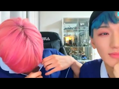 Seonghwa's Checking His.....Because San.....I don't know how to explain......oh gosh