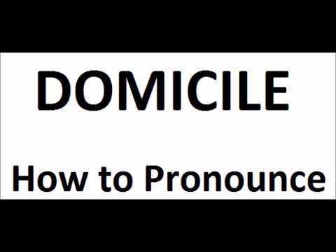 How to pronounce Domicile||How to say Domicile||Domicile Pronunciation||AbDictionary