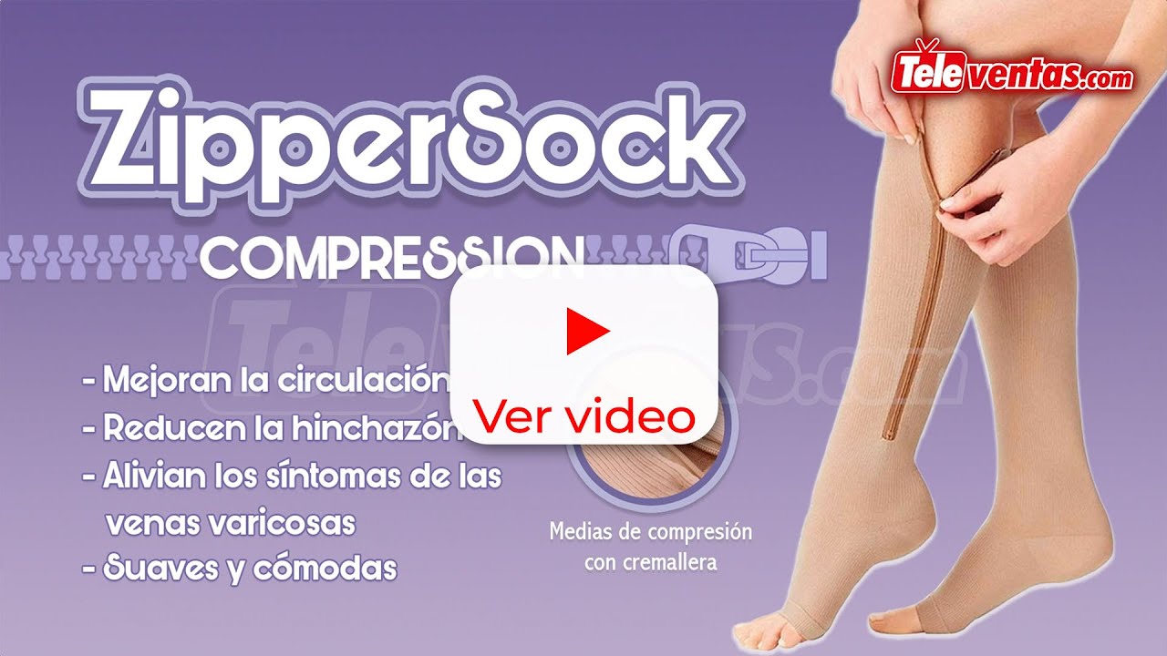 Medias De Compresión Con Cremallera Zippersock
