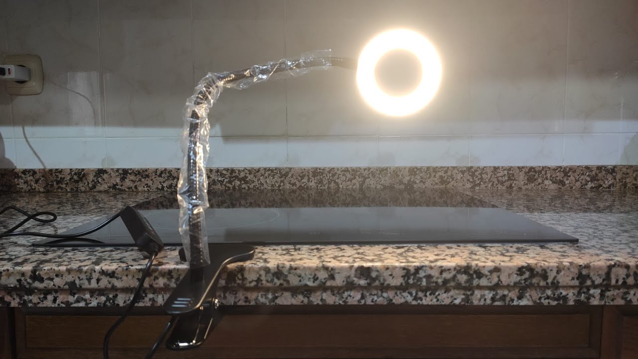 Review: Tasmor Lampara LED USB con Pinza Flexo Portatil Mando a Distancia Aro Selfie Tiktok