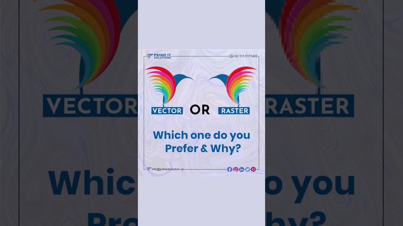 Vector or Raster: Which One You Prefer and Why? #vector #raster #graphicdesign