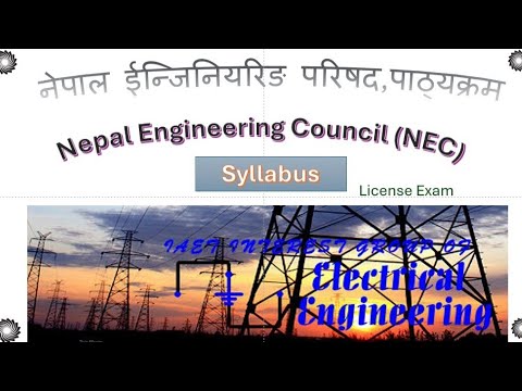 Nepal Engineering Council (NEC) SYLLABUS NEC CRACK ЁЯФеЁЯЩА