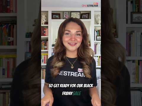 Black Friday Sale is here! #onestreamlive #bfcm #blackfriday2024 #gamingcommunity #livestreaming