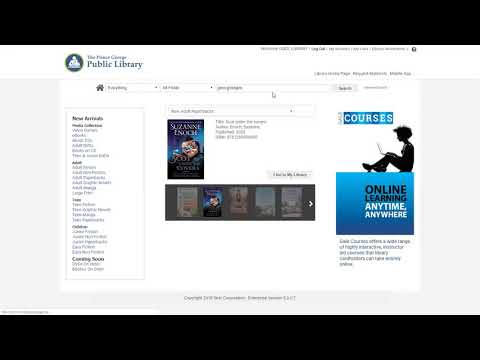 How to Place a Hold in the Online Catalogue