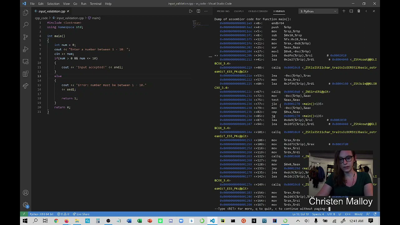 GDB Basics: (Visual Studio Code)