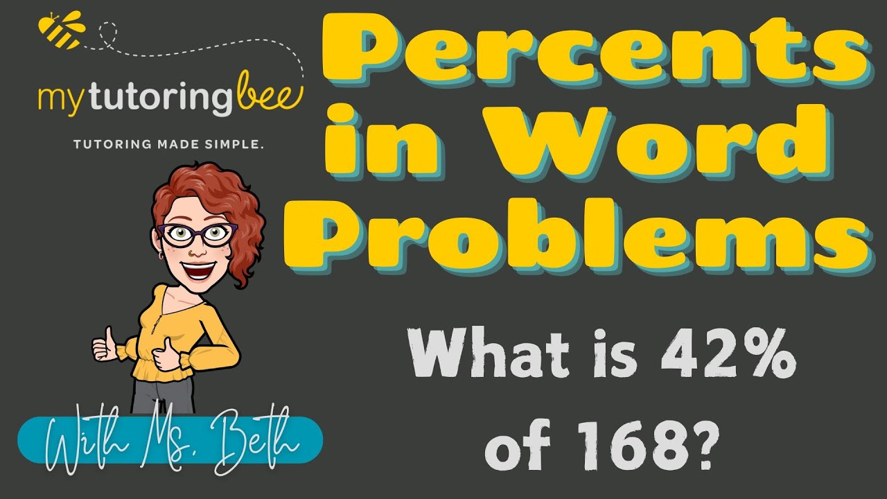 (remake) How to work with percent word problems