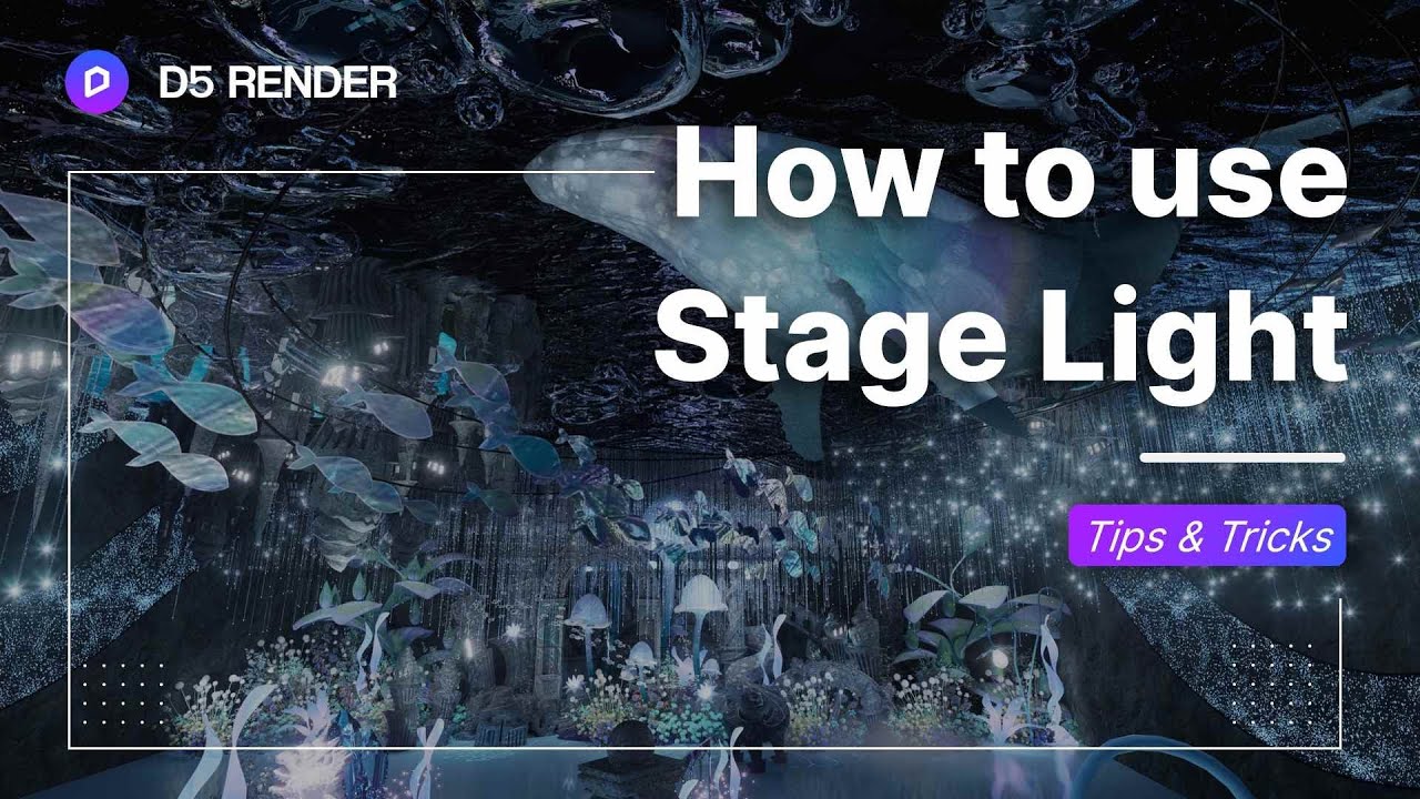 D5 Render | How to use Stage Light in D5 Render?