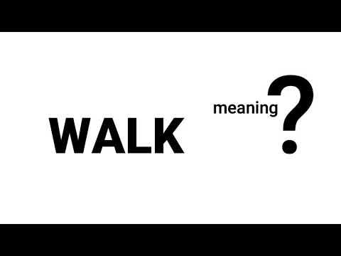 Walk Meaning Definition | EWM-English Word Meaning