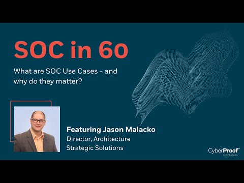 What are SOC Use Cases - and why do they matter? | SOCin60