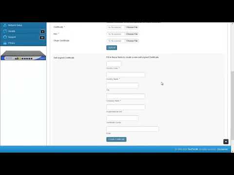 SecPoint Penetrator V59 Vulnerability Scanner Create Custom SSL Certificate