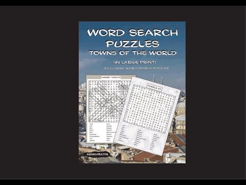 Word Search Puzzles - Towns of the World (in large print).