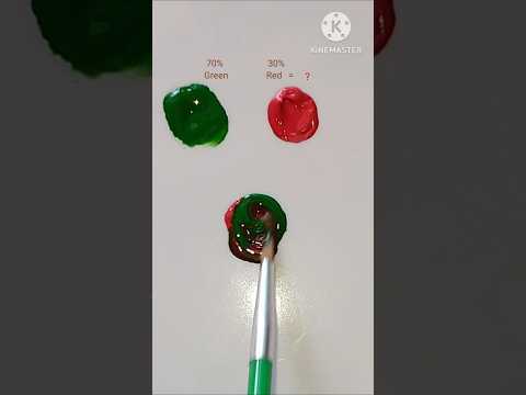 Colour mixing | Green Colour |Red Colour | Red & Green mixing #colorstylist #colourcombination #mix
