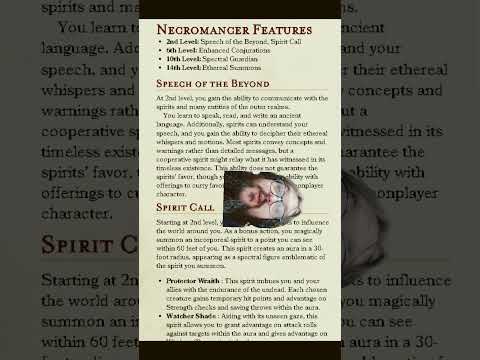 How to play a necromancer in D&D #billdow00 #dnd #roleplayinggame #dungeonsanddragons