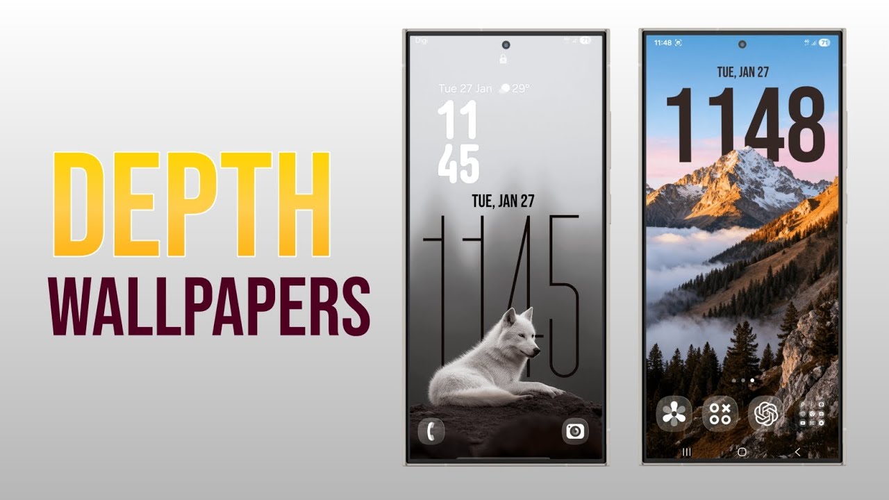 How to Get Depth Wallpapers & Live Clock on Android (Full Guide 2026)