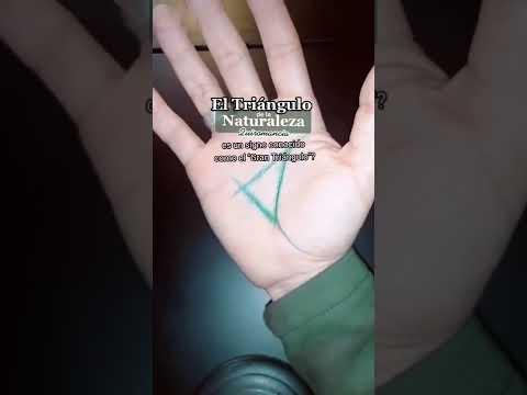 significado del gran triángulo en las líneas de las Manos ✋🏻 magia 🧙♂️ brujería ✨ espiritualidad