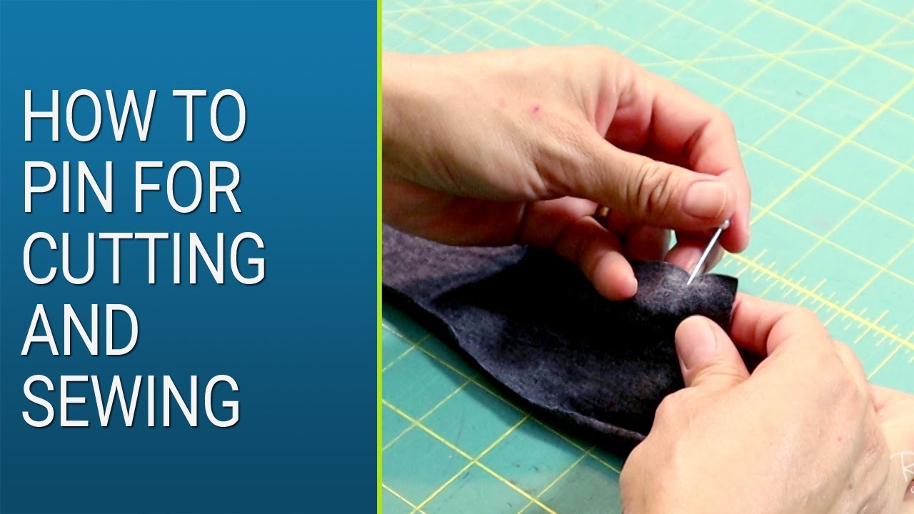 How to Pin Your Sewing Project for Cutting and Sewing Tutorial