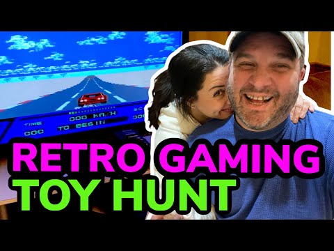 RETRO GAMING! Hunting Retro Games and Toys at The Allen Antique Mall! | RETRO NES RAD RACER