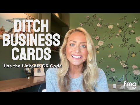 Ditch Business Cards: Network with Your LinkedIn QR Code