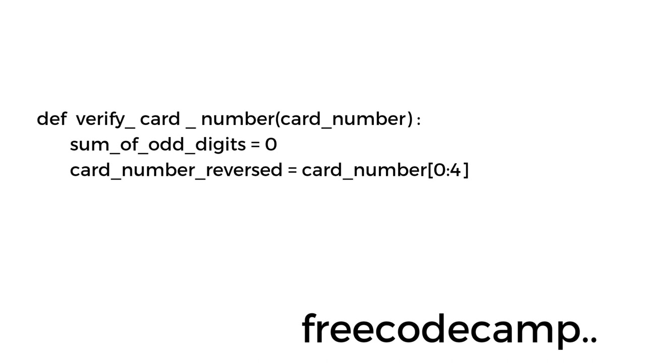 Implementing the Luhn Algorithm | Python Beta Certification | Step 10