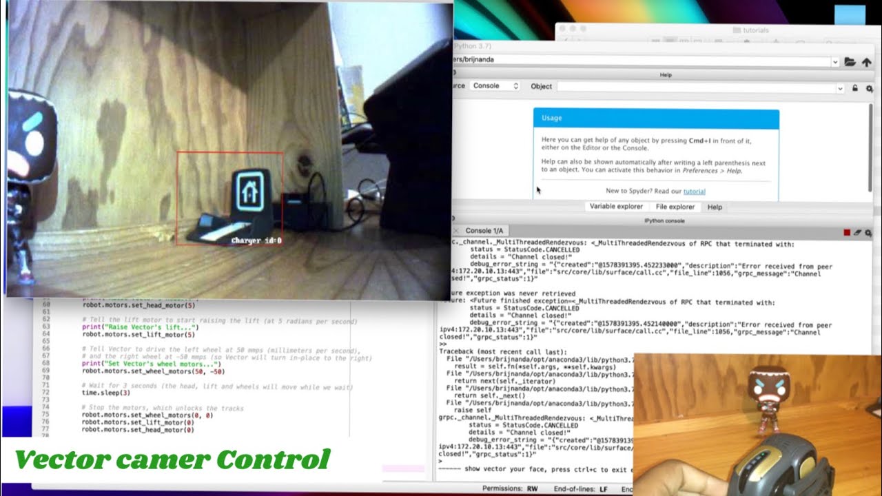 Anki Vector I Using SDK to programme Vector! Using Anaconda and Python 3! These apps are free!