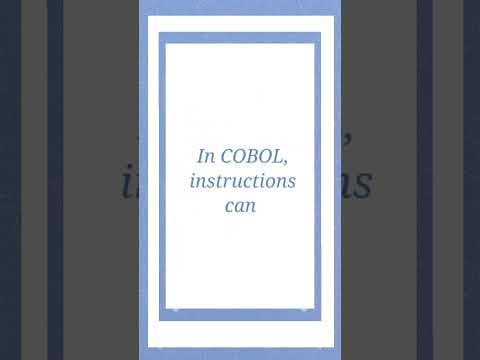 advantages of COBOL programming|| Shorts
