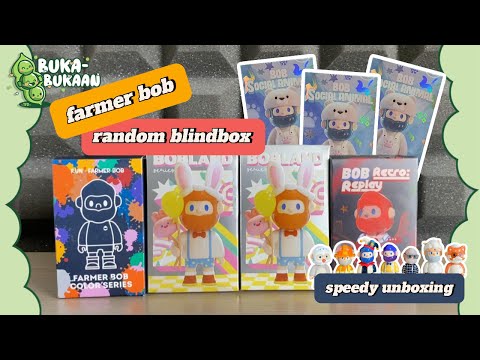 Unboxing Random Farmer Bob ⚡️Bob Land, Color Series, Social Animal, Retro Replay 🌟 Finding Unicorn