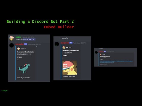 [DISCORD BOT] Making a Bot with Discord.NET #2: Embed Builder