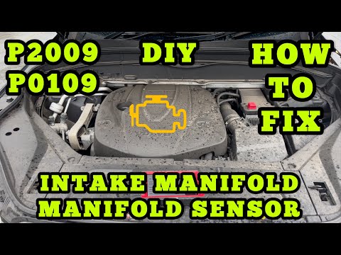 VOLVO Diesel P2009 P0109 Intake Manifold Runner Control Manifold Absolute Pressure Sensor HOW TO FIX